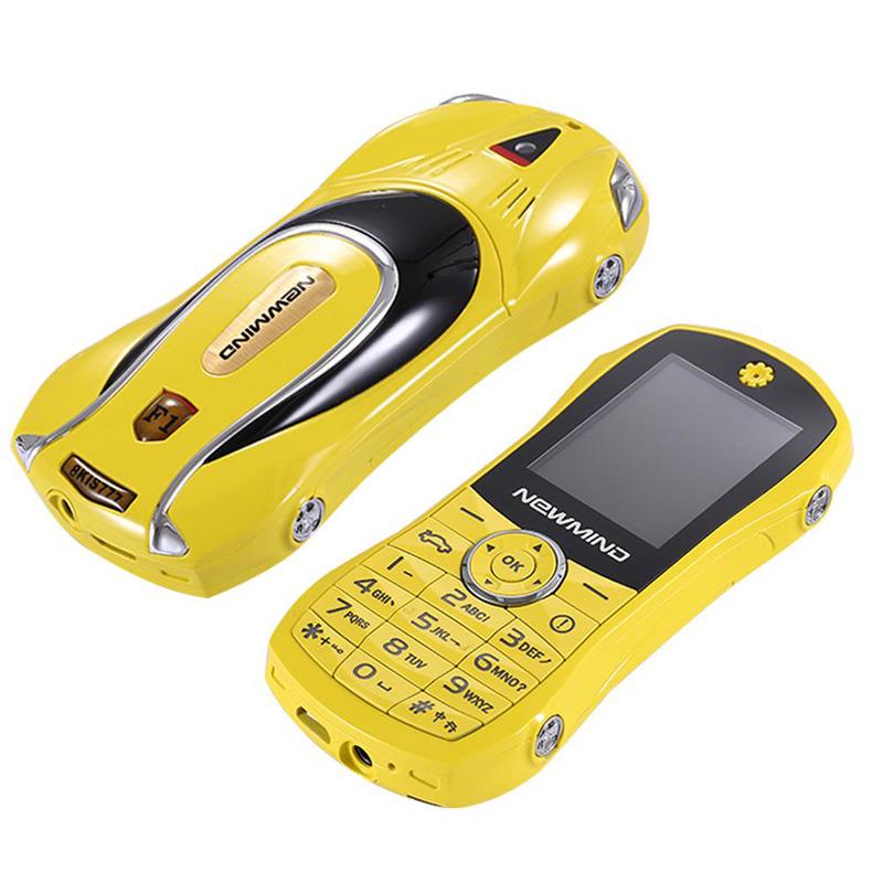 Handy Mini Auto geformt Handy Handy 1,8 Zoll HD Display tragbare ...